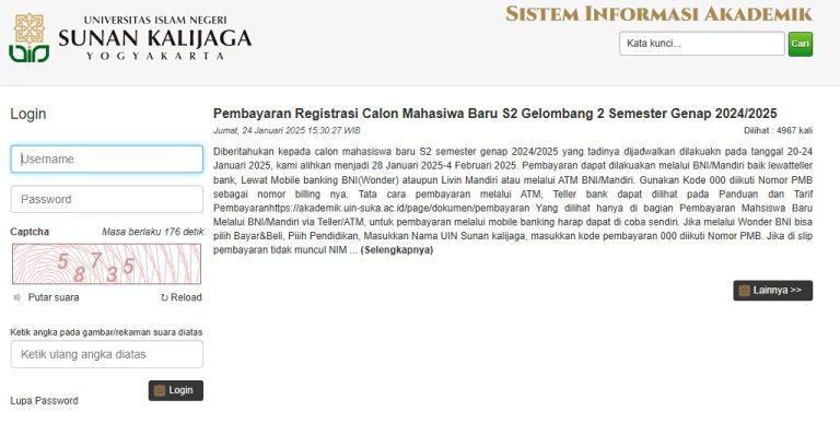 Akademik uin suka ac id Login untuk Mahasiswa - Daily Nusantara
